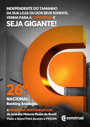 Rede Construai lança Franquia de lojas de Materiais de Construção Rede Construai lança Franquia de lojas de Materiais de Construção